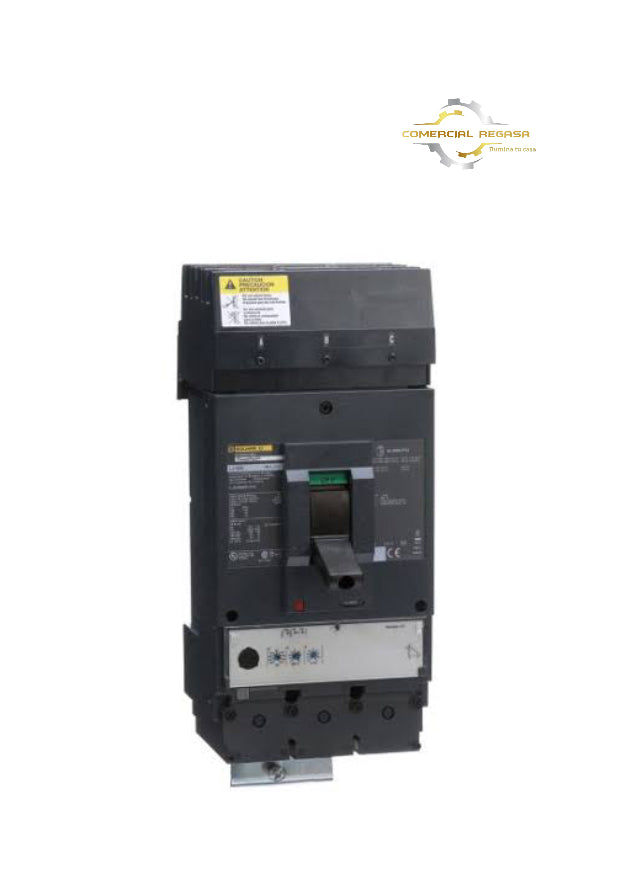 Circuit breaker, PowerPacT L, 3 pole, 600VAC, 25kA, I-Line, MicroLogic ...